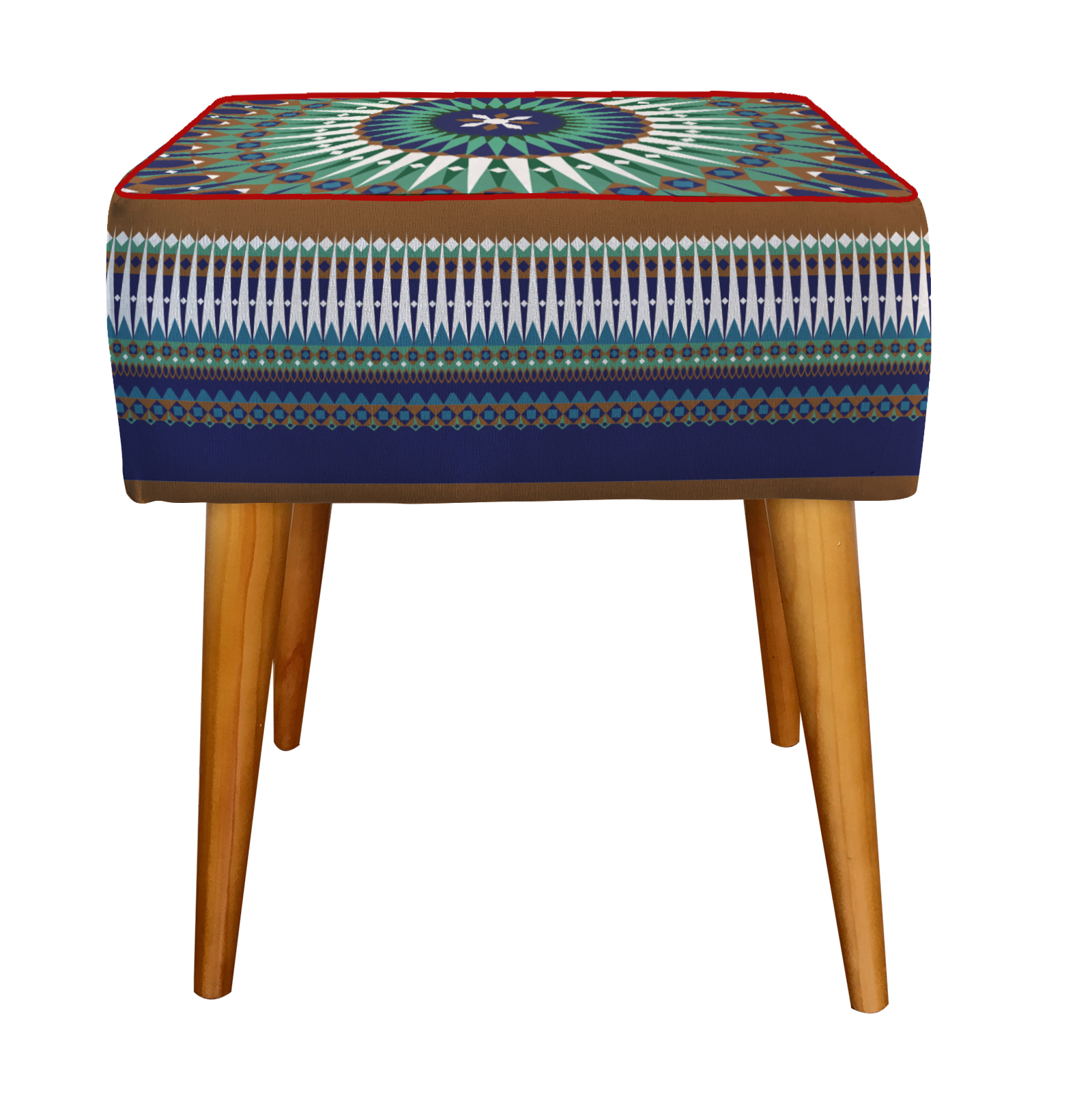 BANQUETA RETANGULAR ESMERALDA - Renata Sader