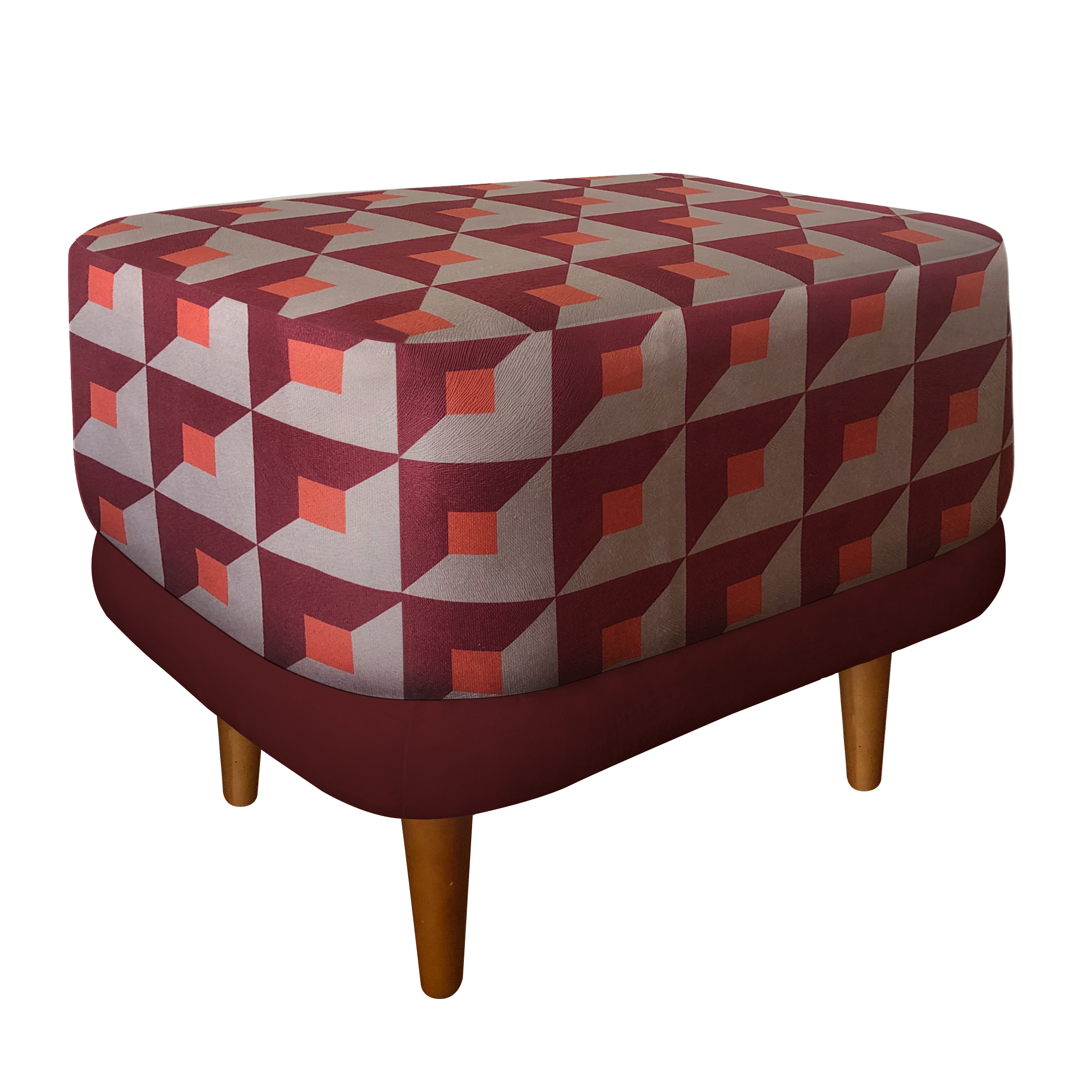 PUFF LUI TIZ VINHO E LARANJA - Renata Sader