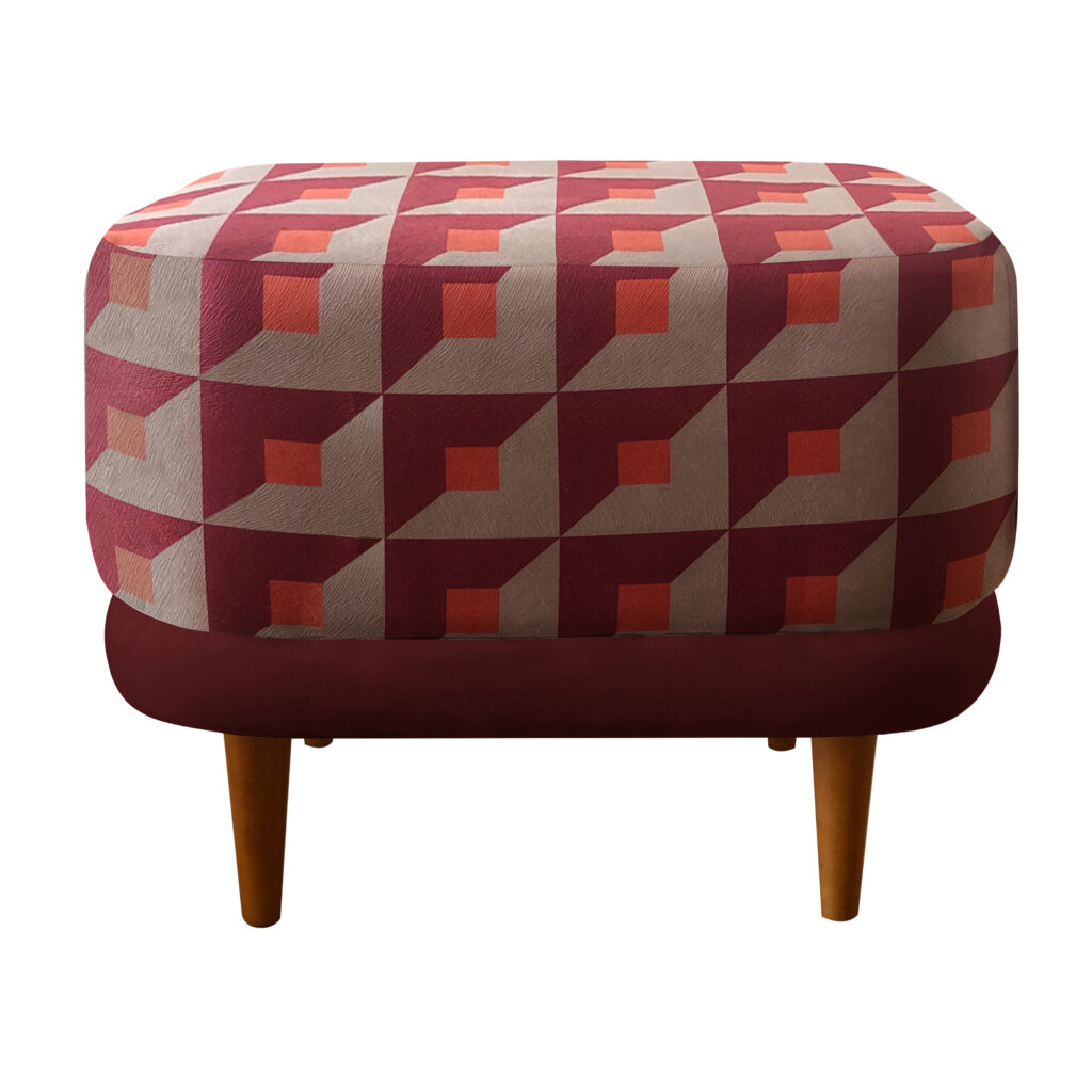 PUFF LUI TIZ VINHO E LARANJA - Renata Sader