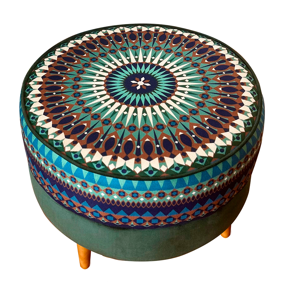 PUFF REDONDO ESMERALDA - Renata Sader